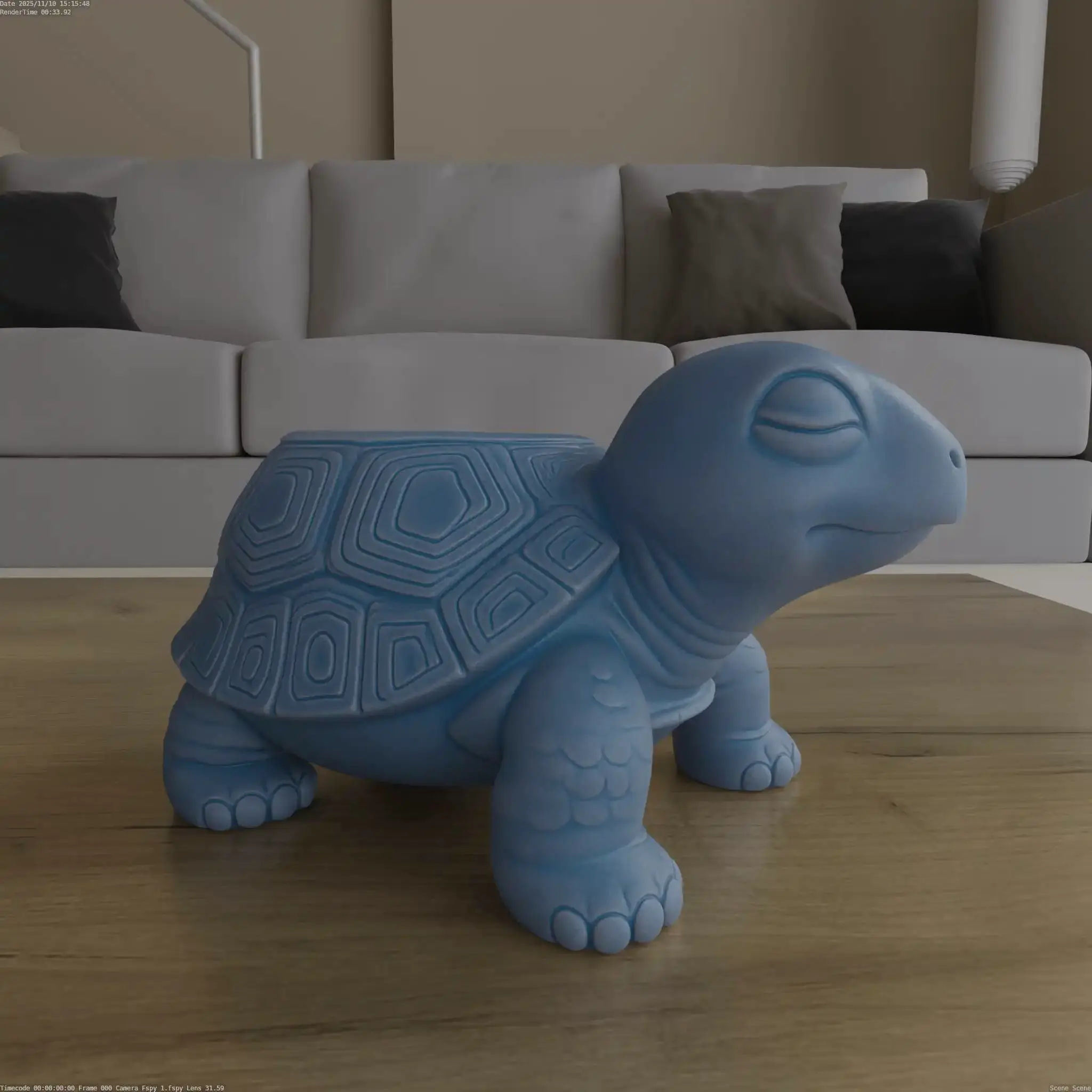 Home Decorations & Ornaments STL Download - Sleeping Turtle Planter ...