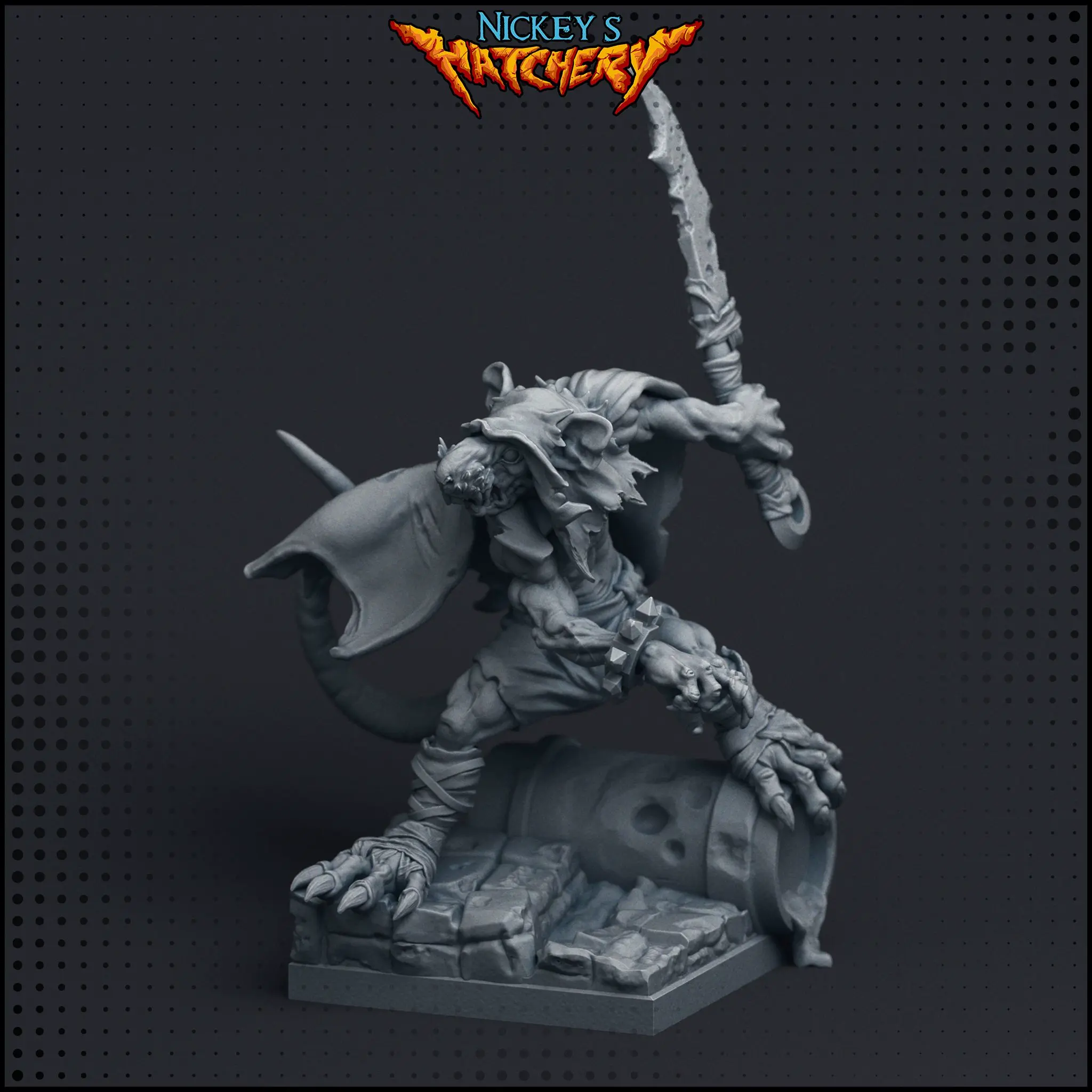 Characters & Creatures STL Download - Daggertail the Infiltrator ...