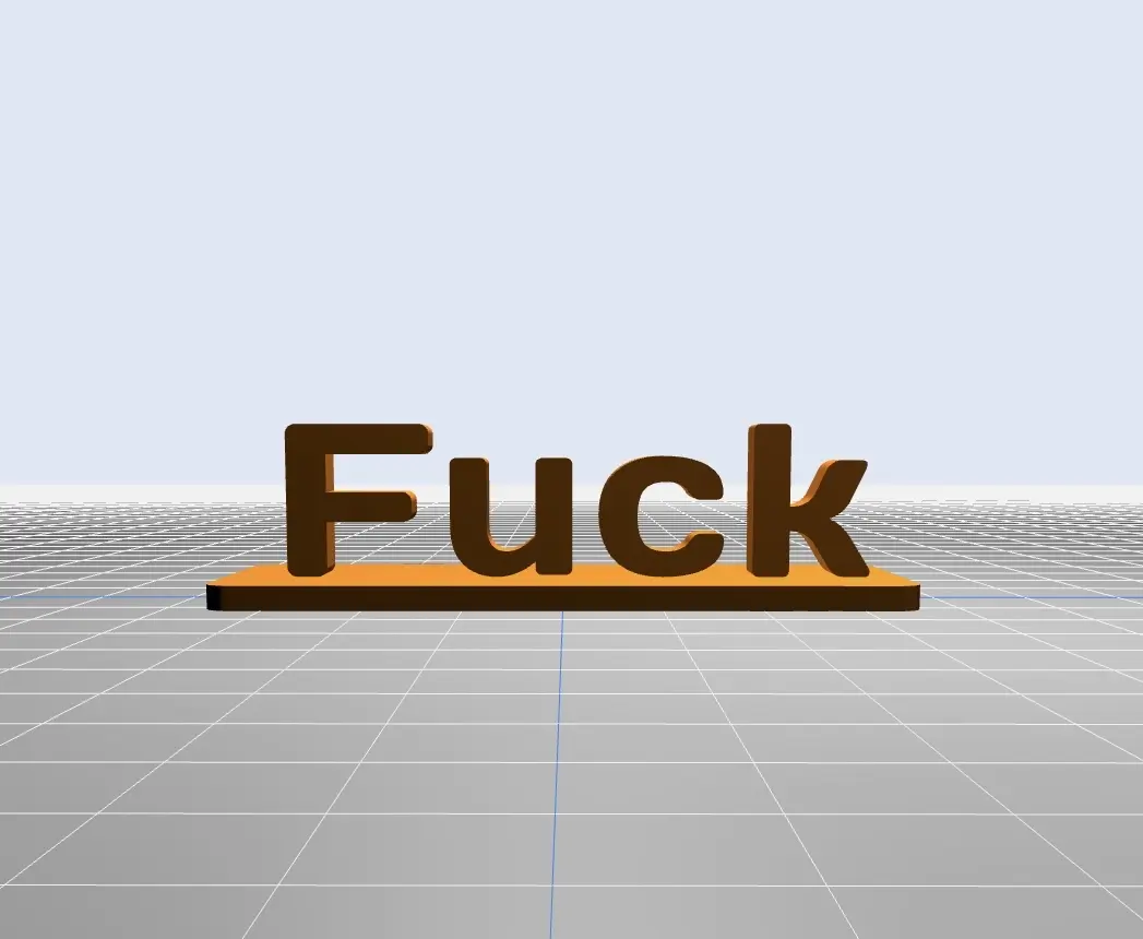 Adult desk word | 3D models download | Creality Cloud