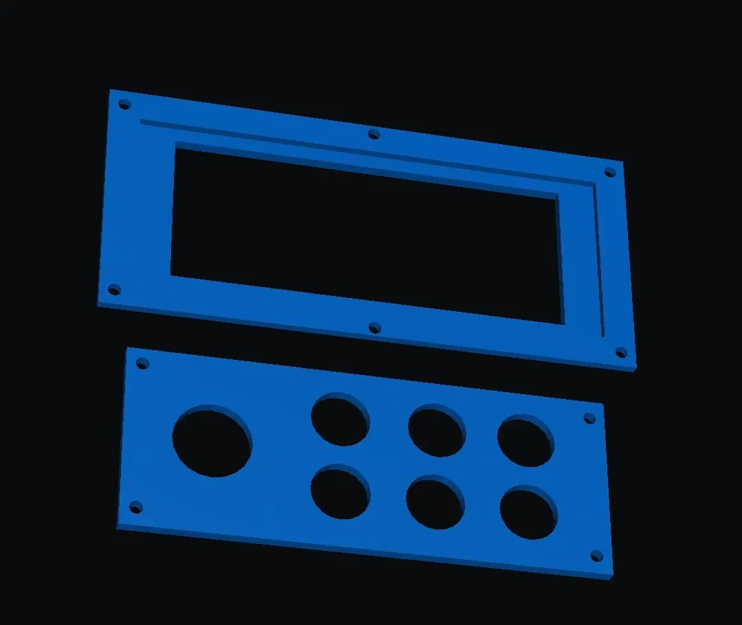 3D Printer Files | 3MF File | 7 Button Automotive Switch Panel With ...