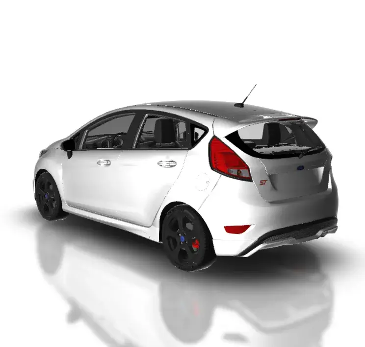Vehicles & Machinery STL Download - Ford Fiesta ST 2016by 3DCARSALON