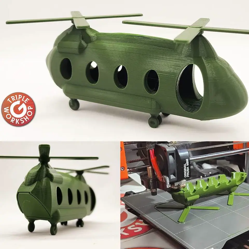 File per stampante 3D | File 3MF | Chinook Helicopter - No Supports ...