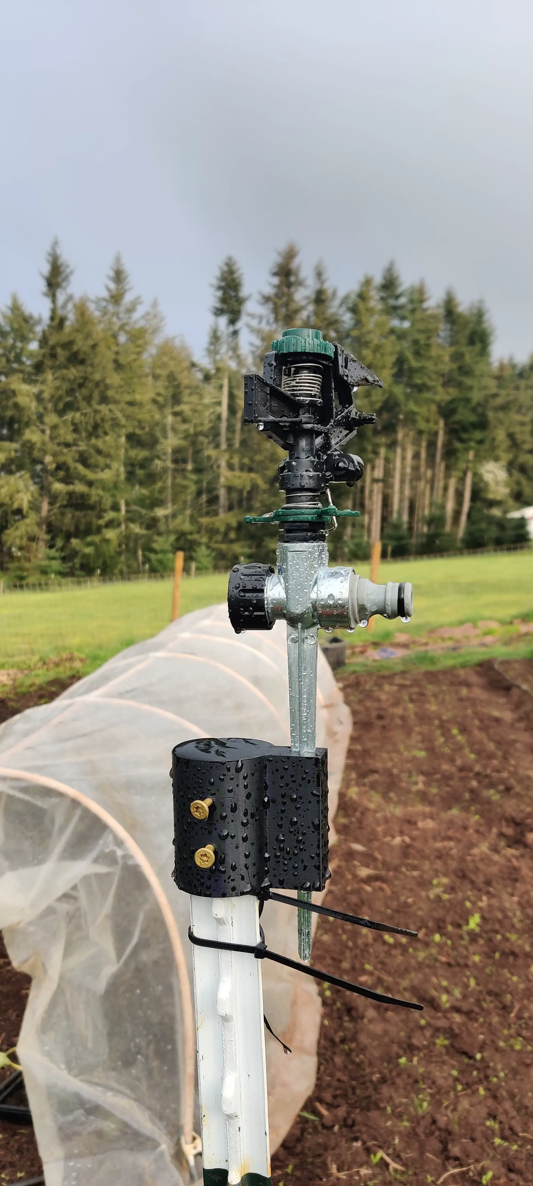 Tools & Spare Parts STL Download - Tpost Sprinkler Mountby Josh Millikan