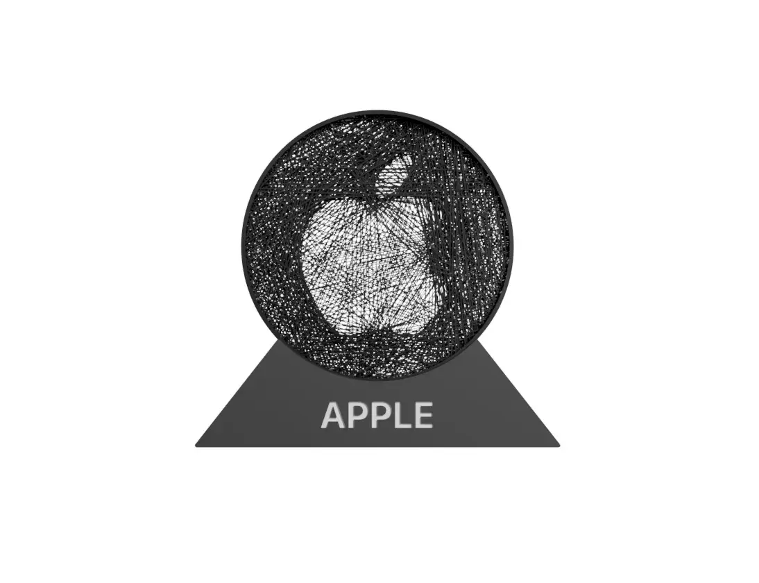 3D Printer Files | 3MF File | APPLE STRING-ART / DECORATION | Creality ...