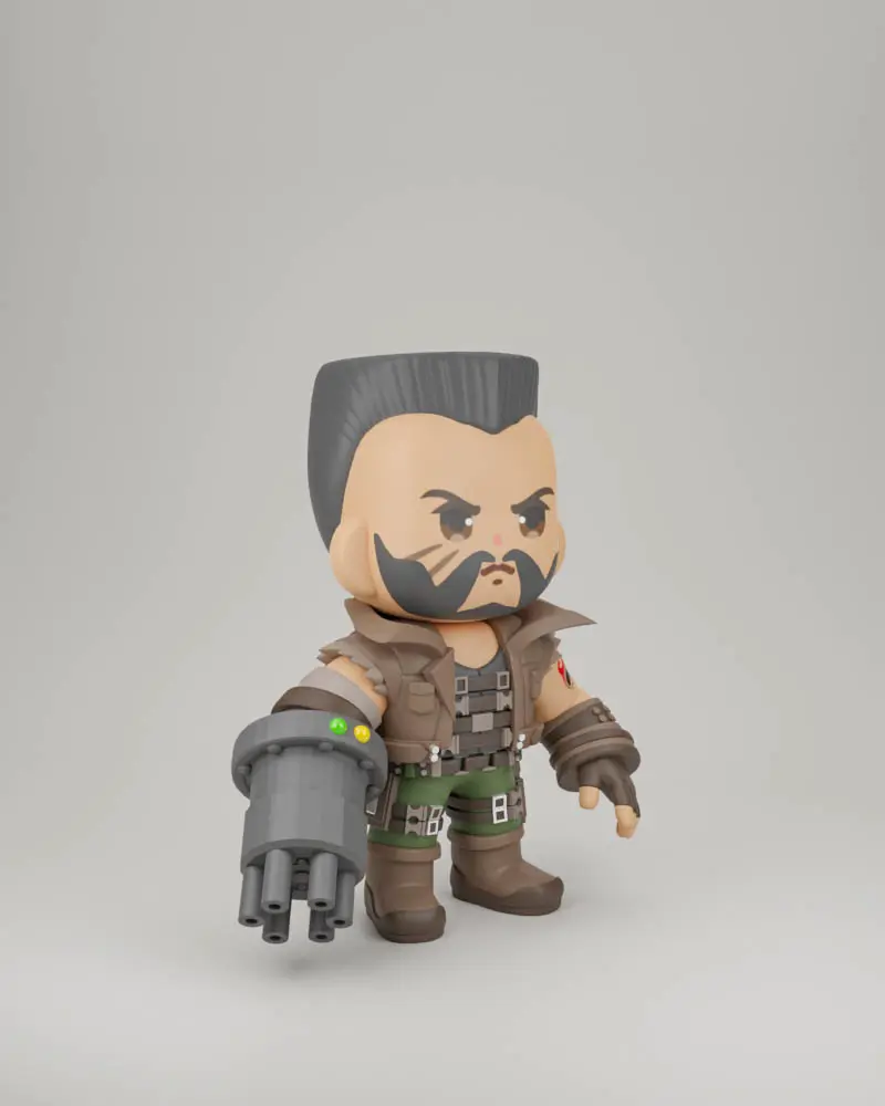 3D Printer Files | 3MF File | FFVII CHIBI : BARRET WALLACE | Creality Cloud
