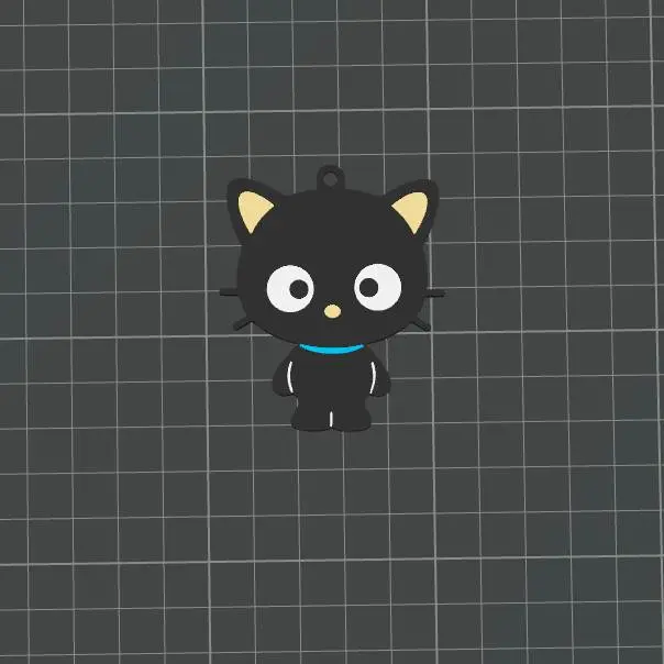 Archivos de impresora 3D | Archivo 3MF | Keychain chococat of hello ...
