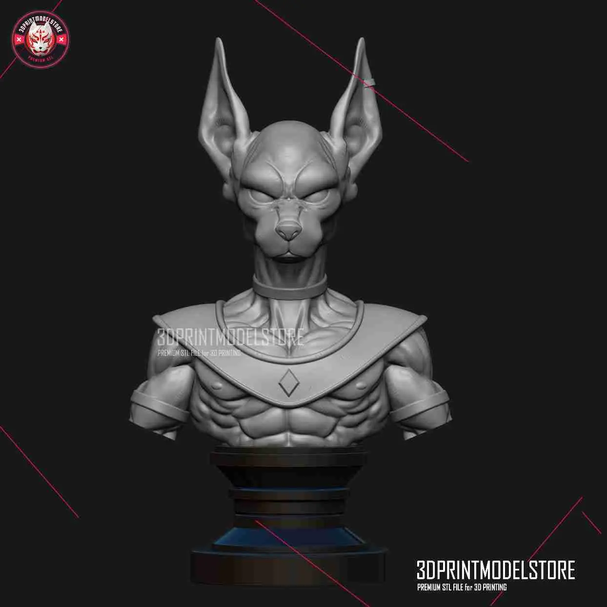 Characters & Creatures STL Download - Beerus Dragon Ball Super ...