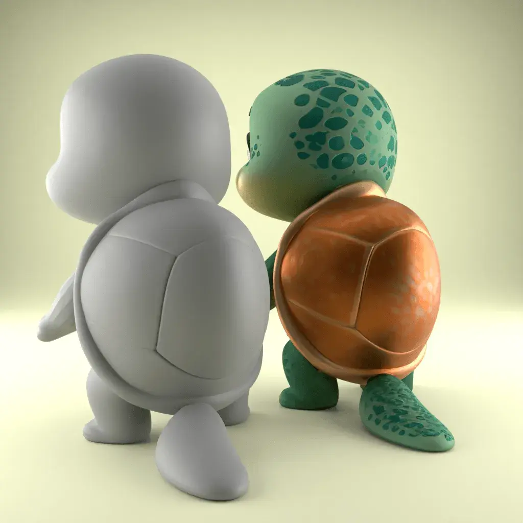 Home Decorations & Ornaments STL Download - Cute 3D Turtle Model for ...