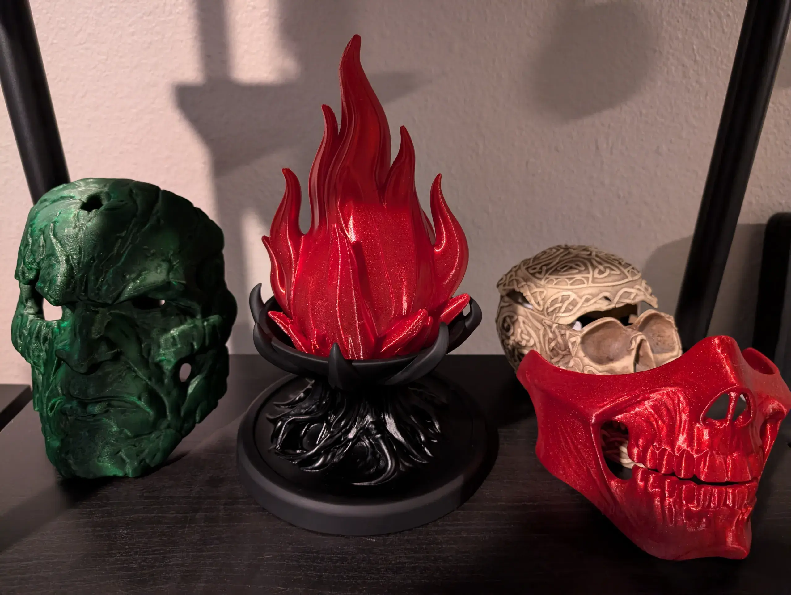 3D Printer Files | 3MF File | Arcane Flame LED Lamp - 2 Part Print ...