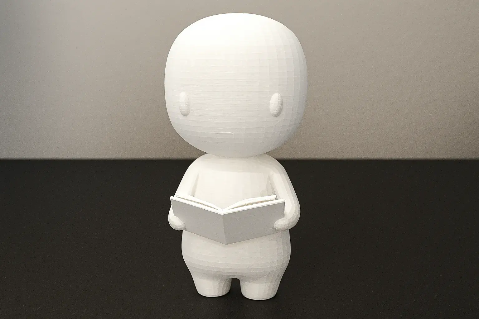 3D Printer Files | 3MF File | Simple figure with book | Creality Cloud