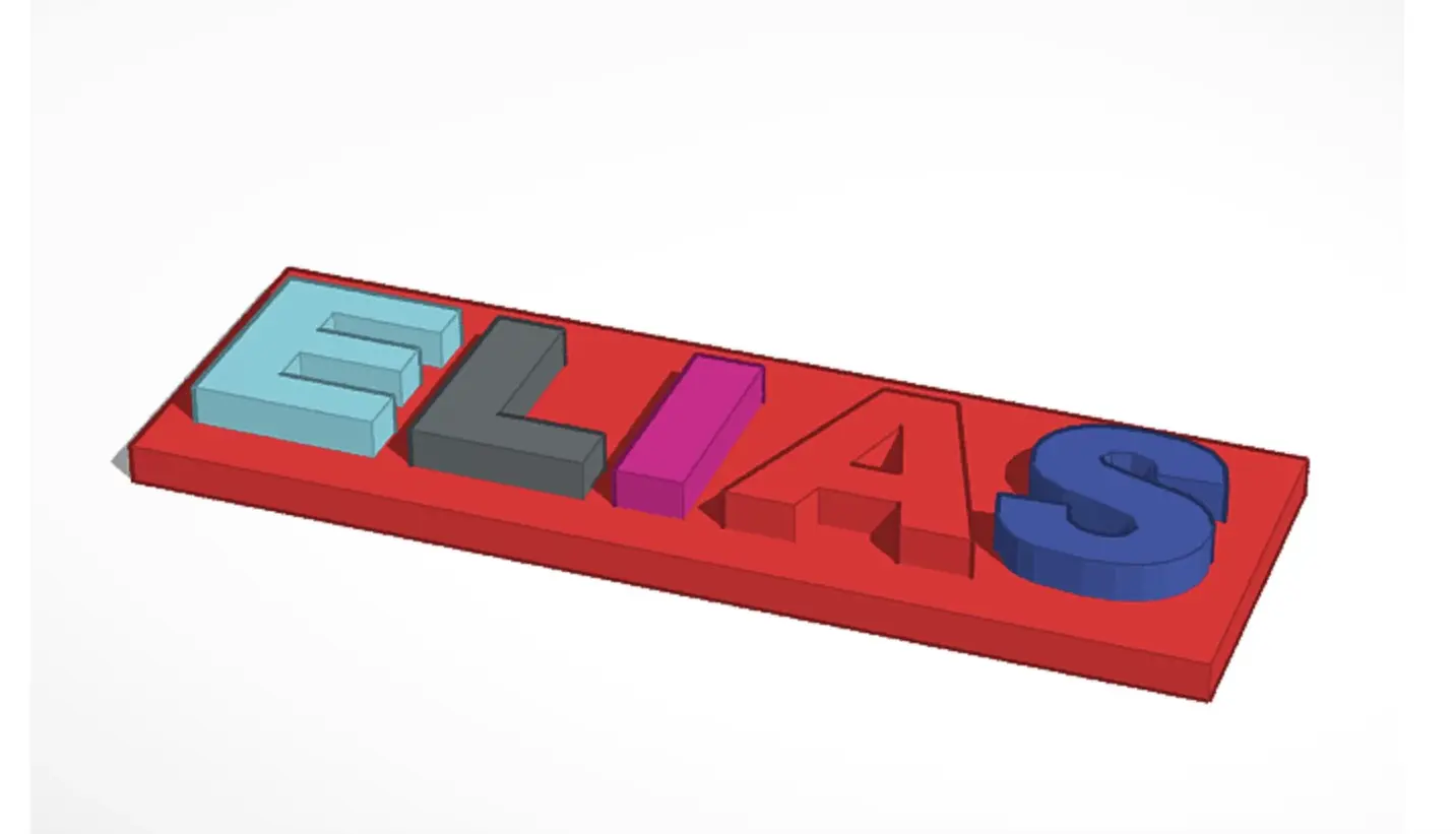3D Printer Files | 3MF File | Elias name .stl | Creality Cloud