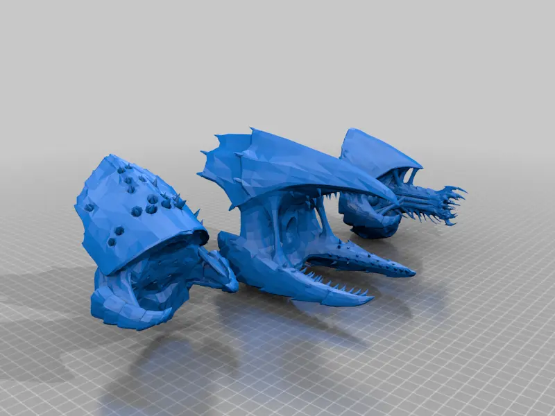 large dump - tyranids - bfg - parts exploded | 3D models download | Creality Cloud