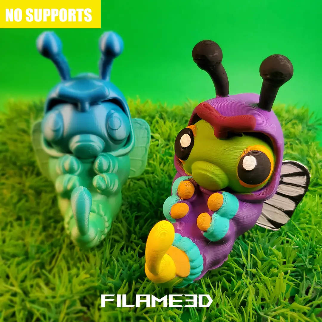 Characters & Creatures STL Download - CATERPIE / NO SUPPORT/ EASY ...