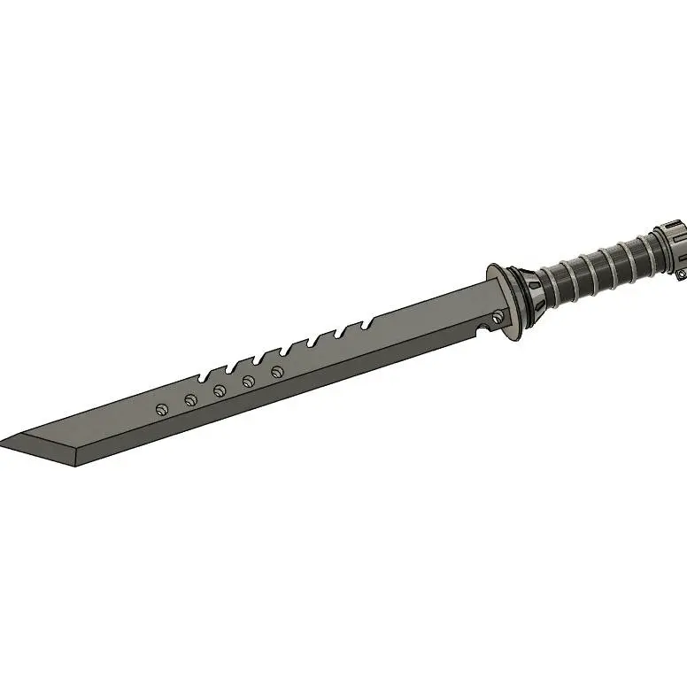 3D Printer Files | 3MF File | Catachan Mk IV Devil's Claw Sword ...