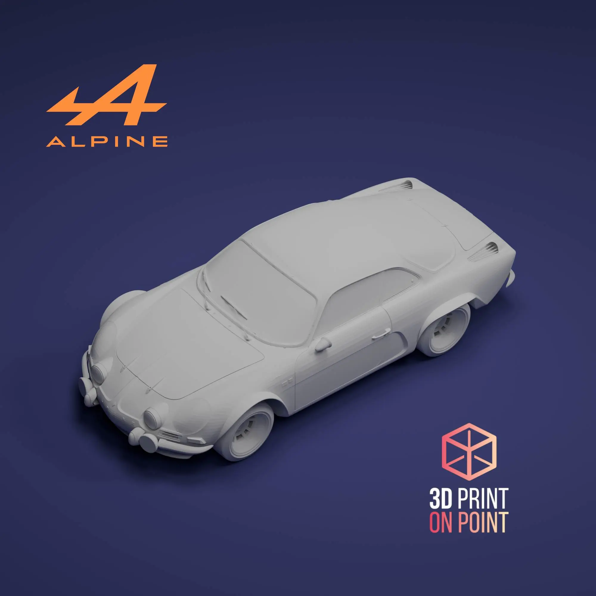 Vehicles & Machinery STL Download - ALPINE A110 VINTAGE - 3D MODELby ...