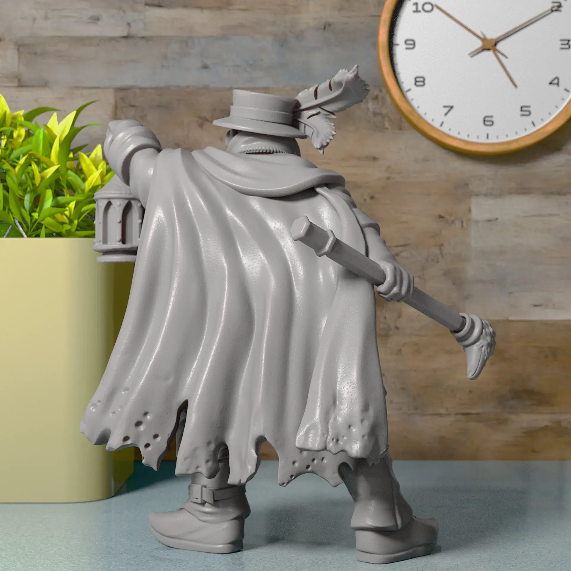 3D Printer Files | 3MF File | Plague Doctor Miniature | Creality Cloud