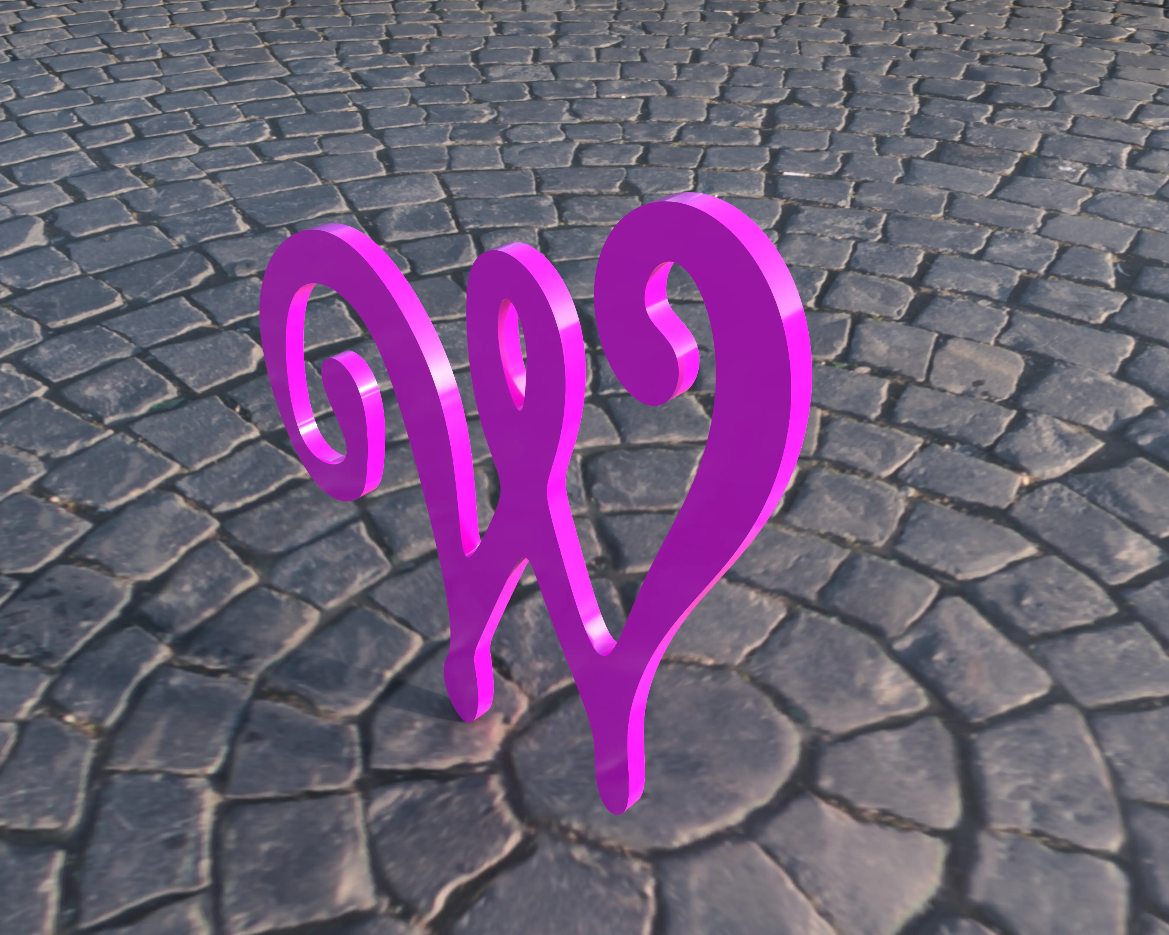 Free Home Decorations & Ornaments STL Download - Fridge Magnet letter W ...