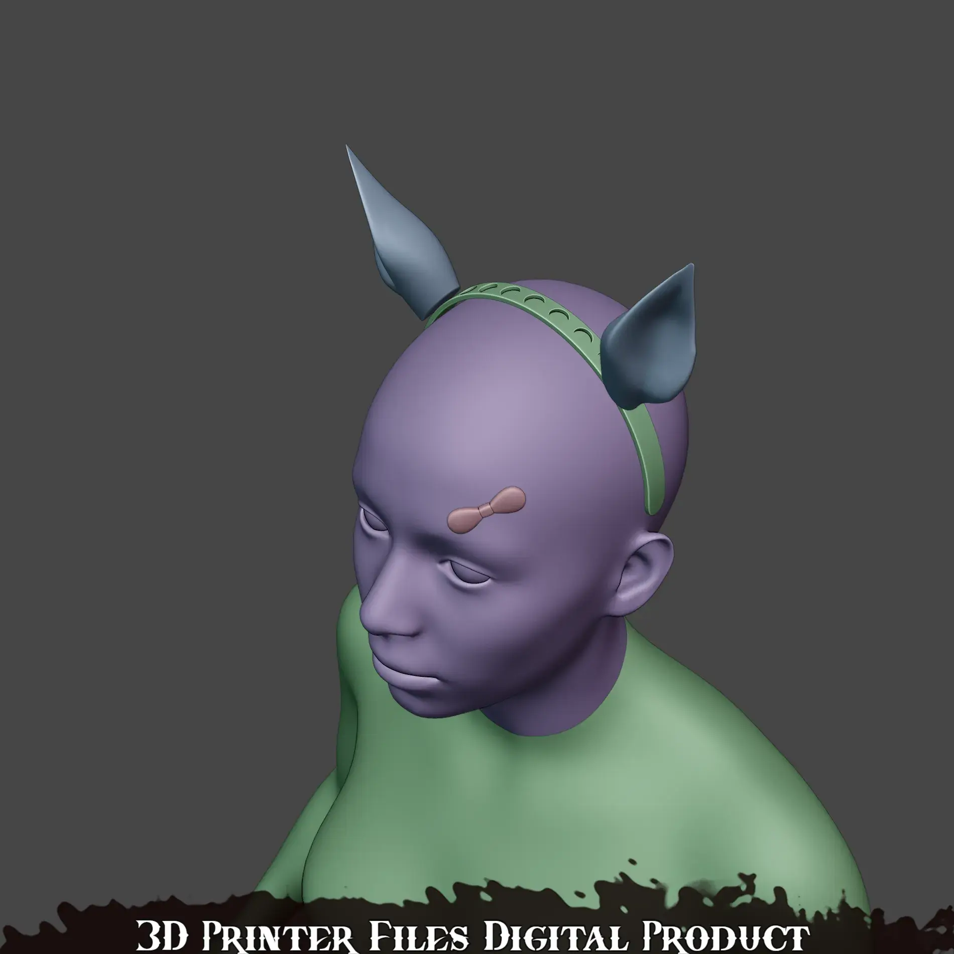 Cosplay STL Download - Special Week Cosplay Ears and Crown Accessories ...