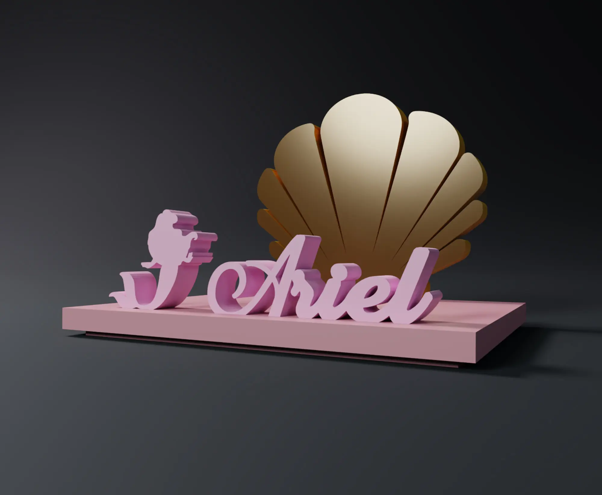 Other STL Download - DISNEY PRINCESS ARIEL BOXby César_Cruz