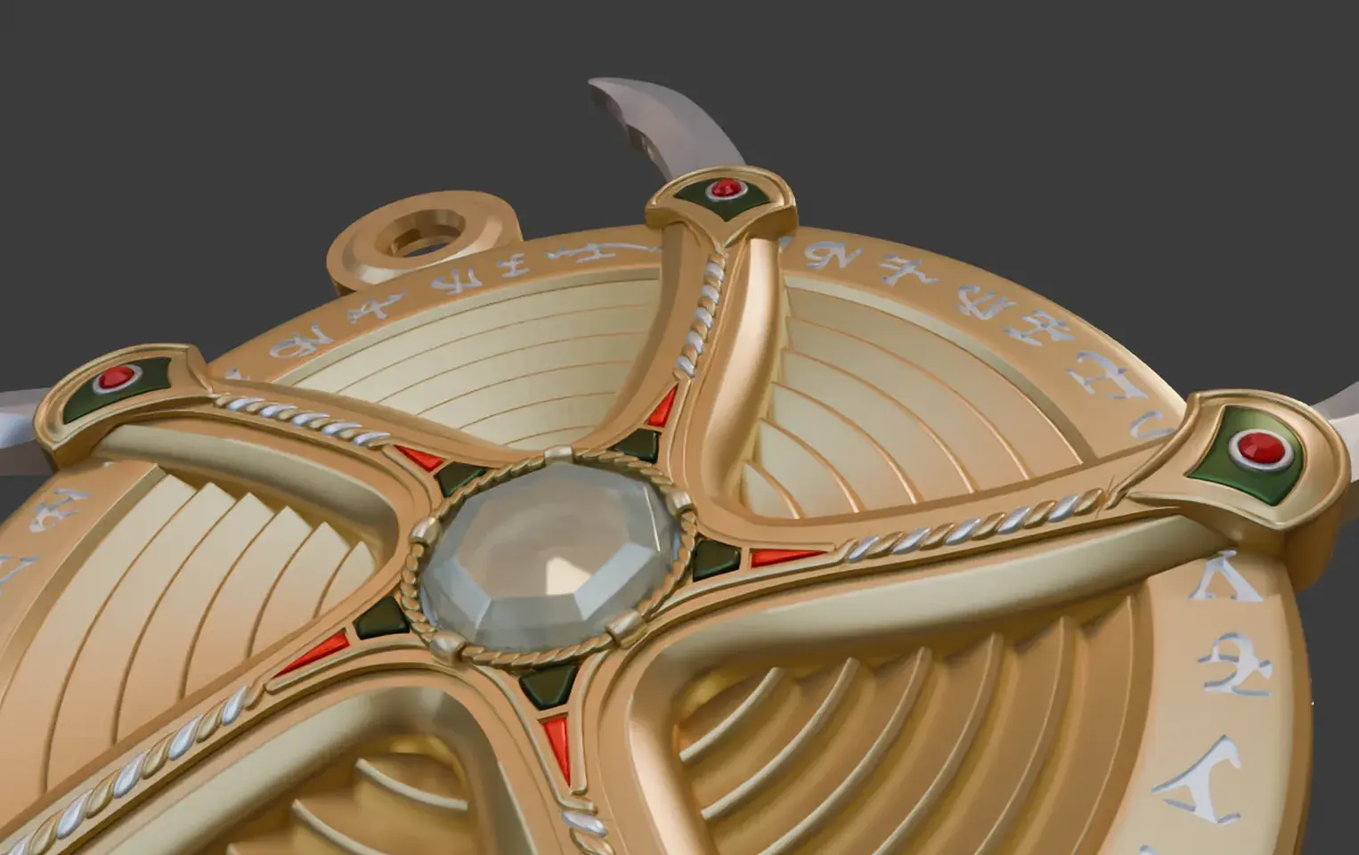 Jewelry & Accessories STL Download - Krull Glaive Medallionby 3dmpro