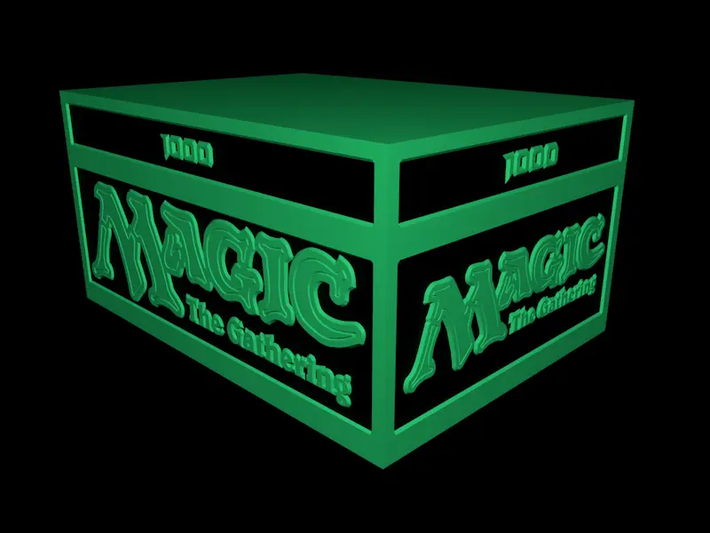 Others STL Download - Card Box V2 - Magic Retro - 1000 Cards (Non ...