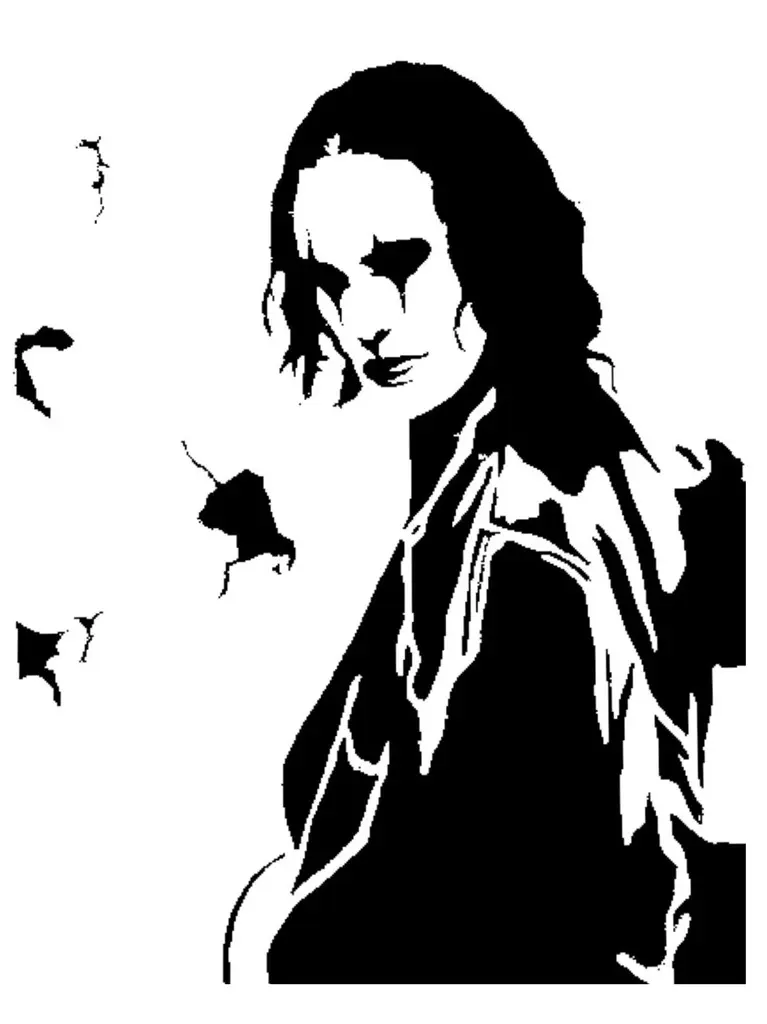 Free Digital Art STL Download - The Crow stencilby SMT_M 🦊
