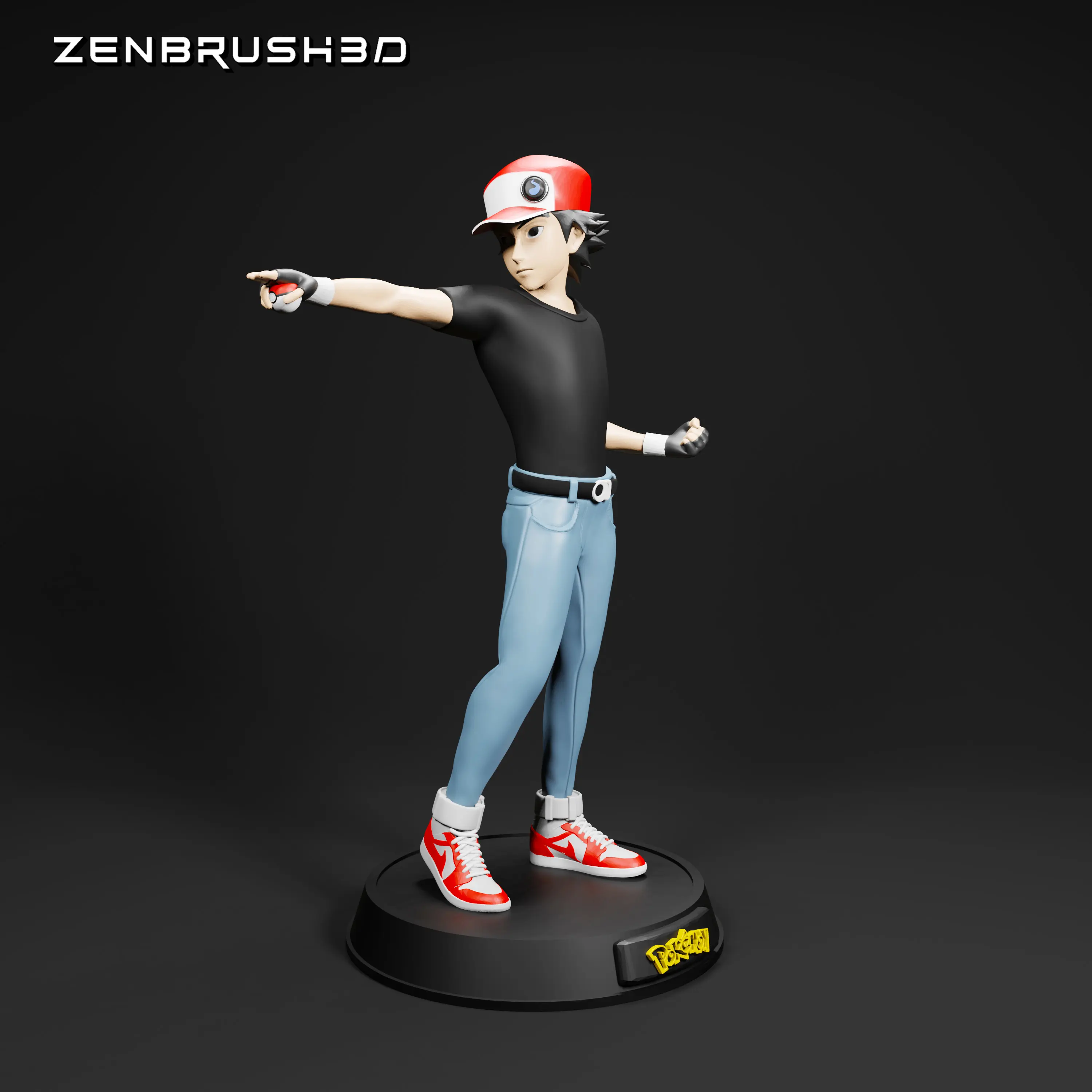 RED - POKEMON 3D PRINTING | 3D models download | Creality Cloud