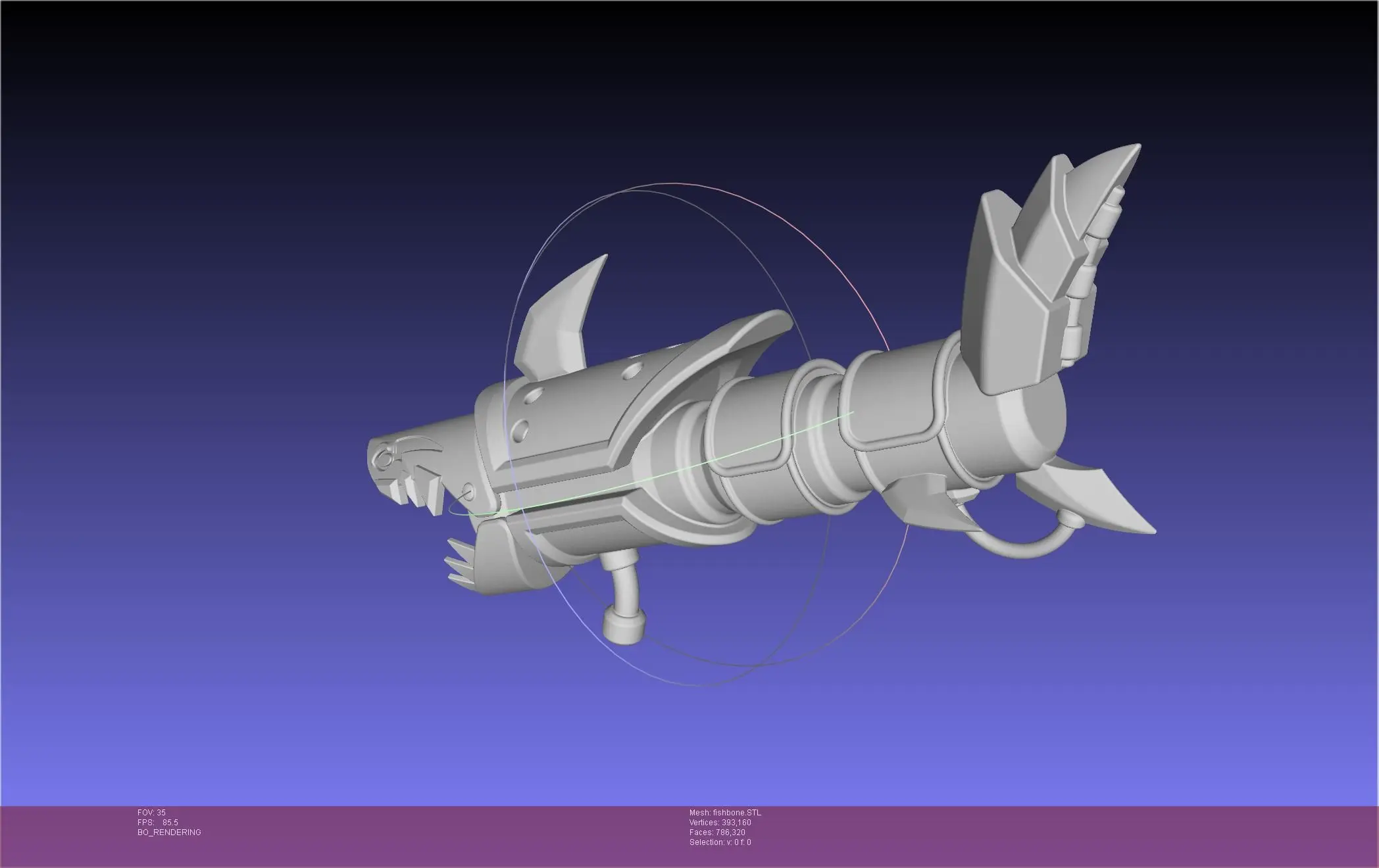 Cosplay STL Download - League Of Legends Jinx Fishbone Printable ...