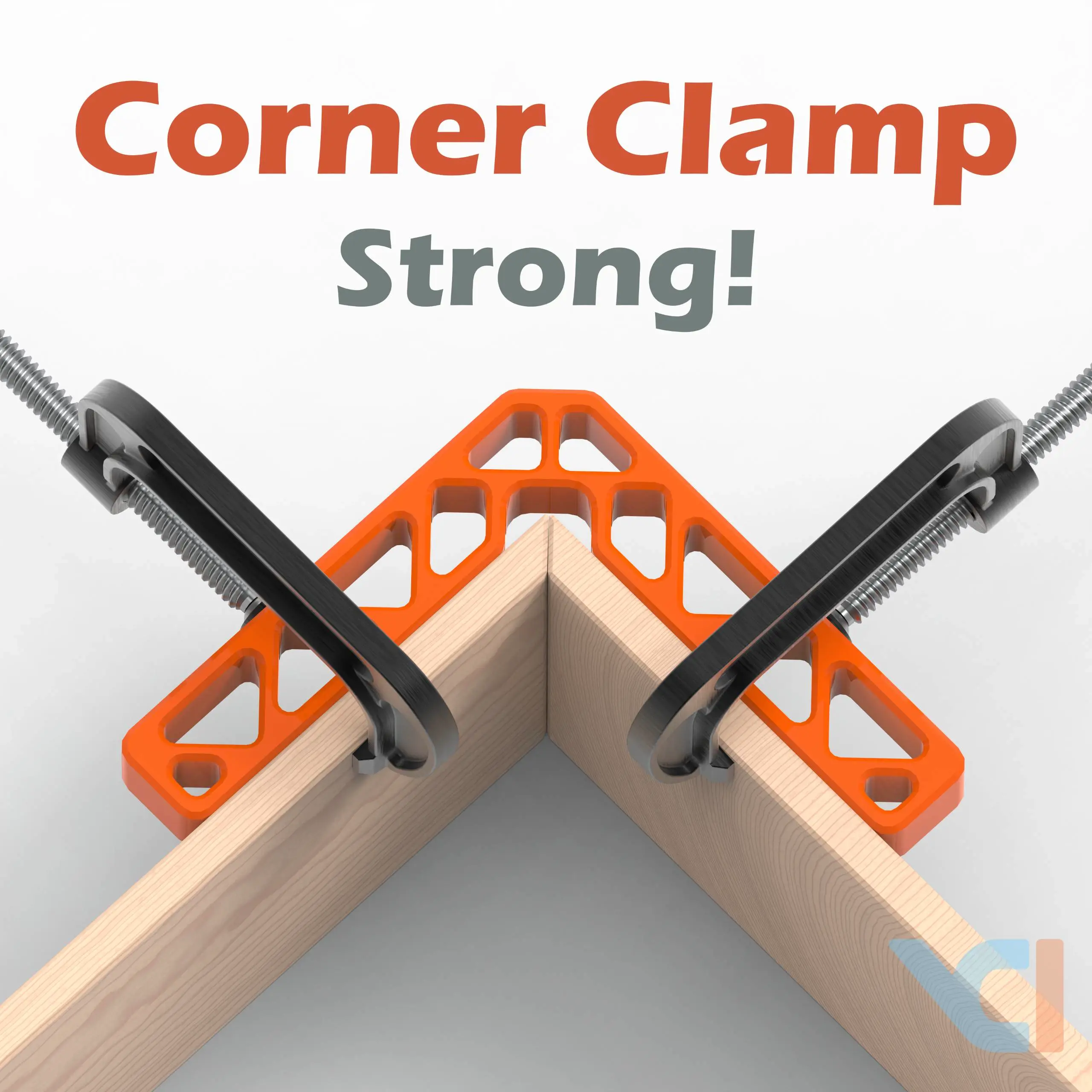 3D Printer Files | 3MF File | Corner Clamp - 3 sizes | Creality Cloud