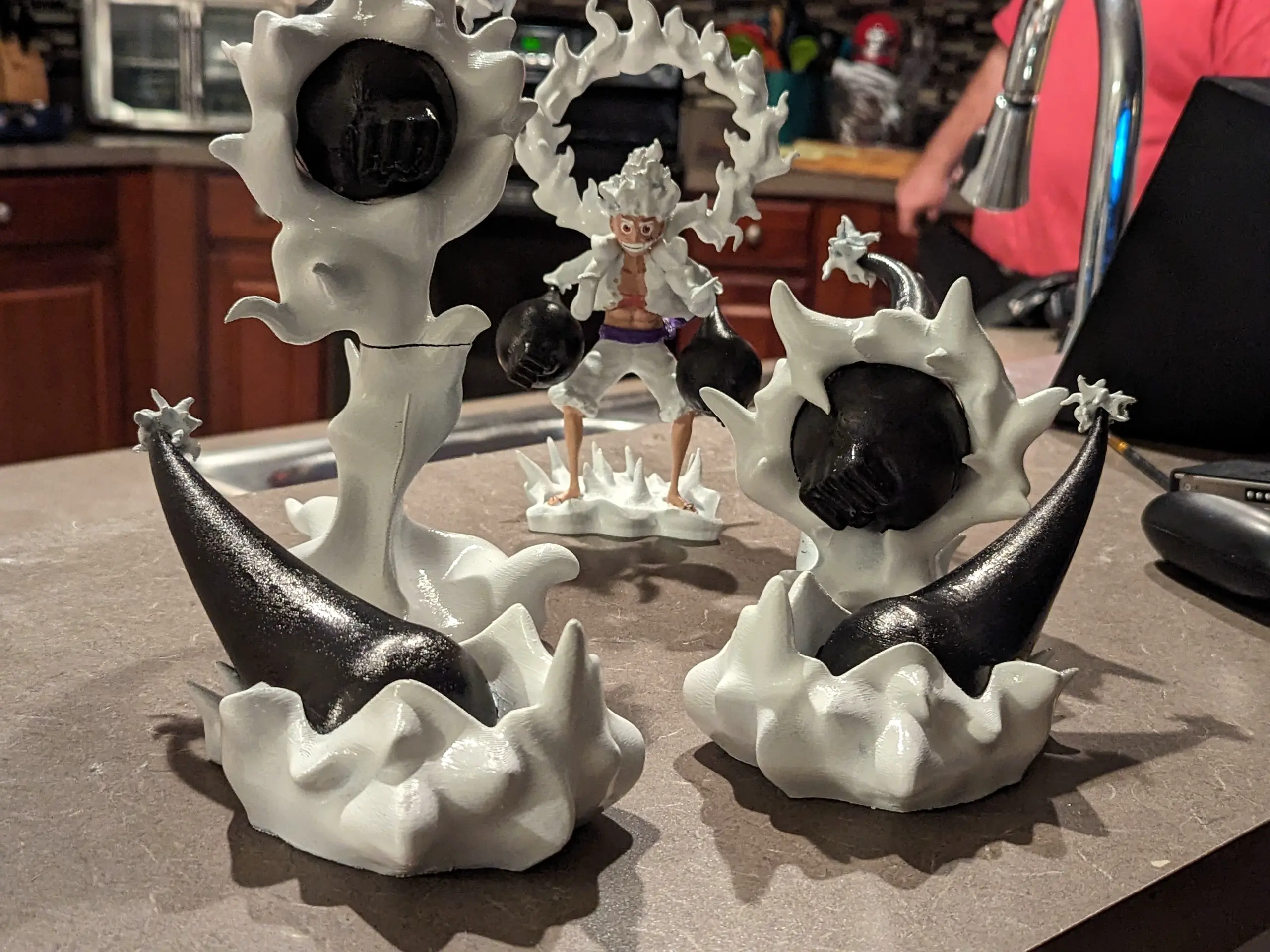 Free Characters & Creatures STL Download - Gear 5 Gatling (Separate models in slicing software ...