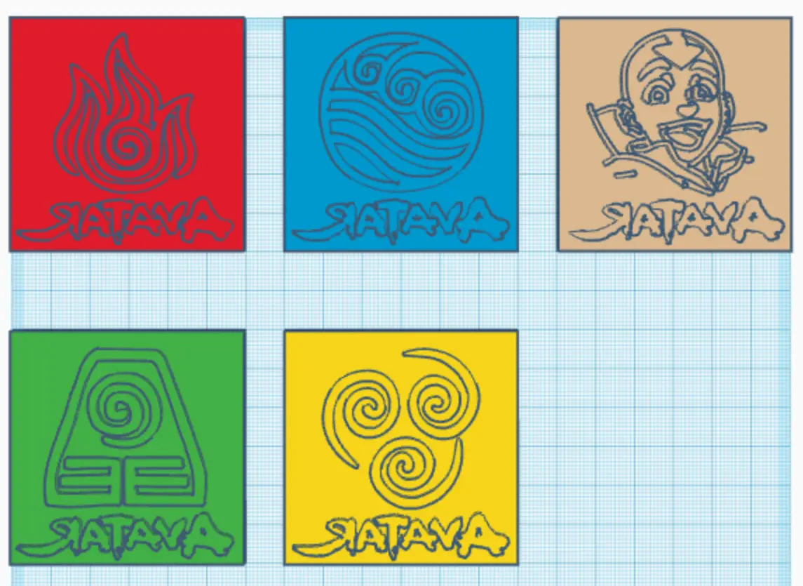 Board Games & Card Games STL Download - Cookie cutters Avatar Last ...