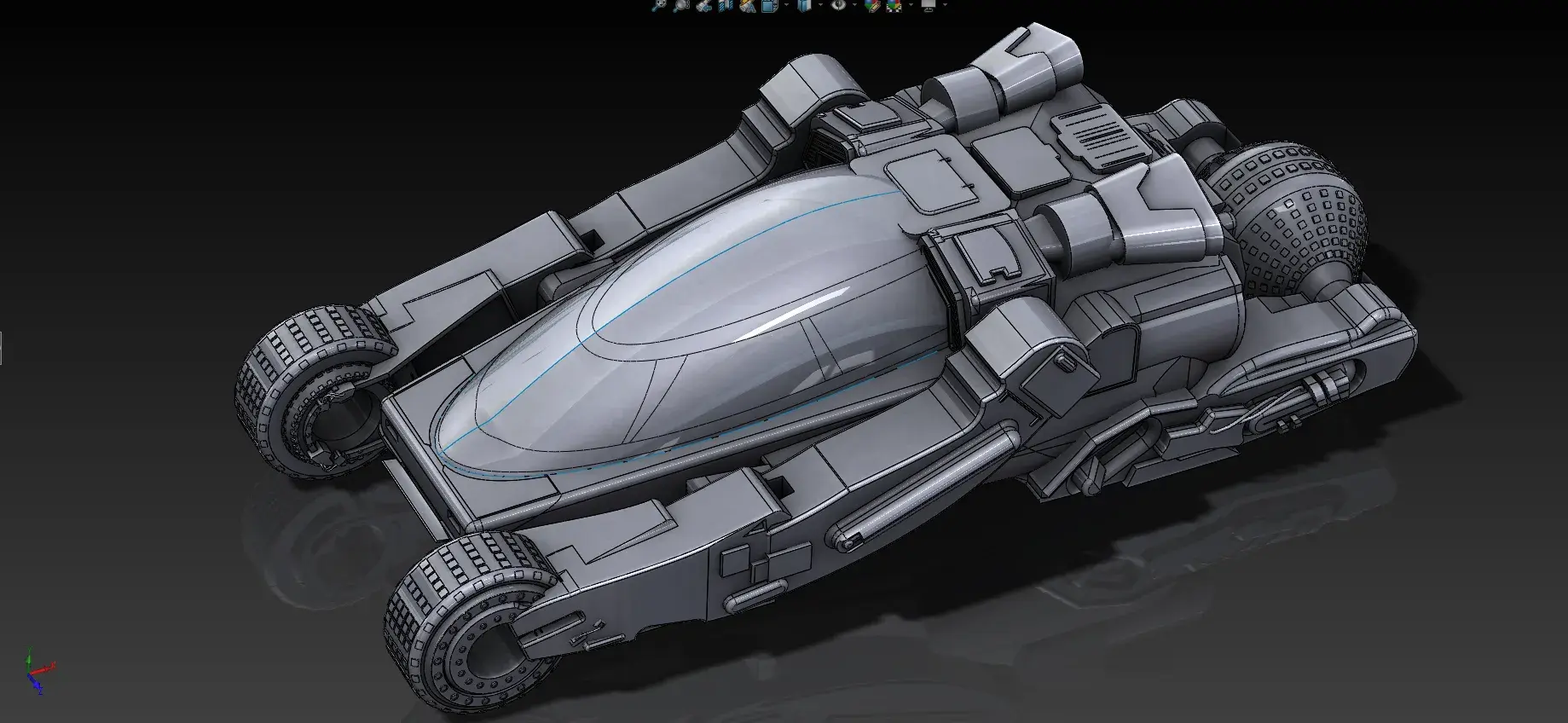 Vehicles & Machinery STL Download - Concept Carby Stanislav Blêskin