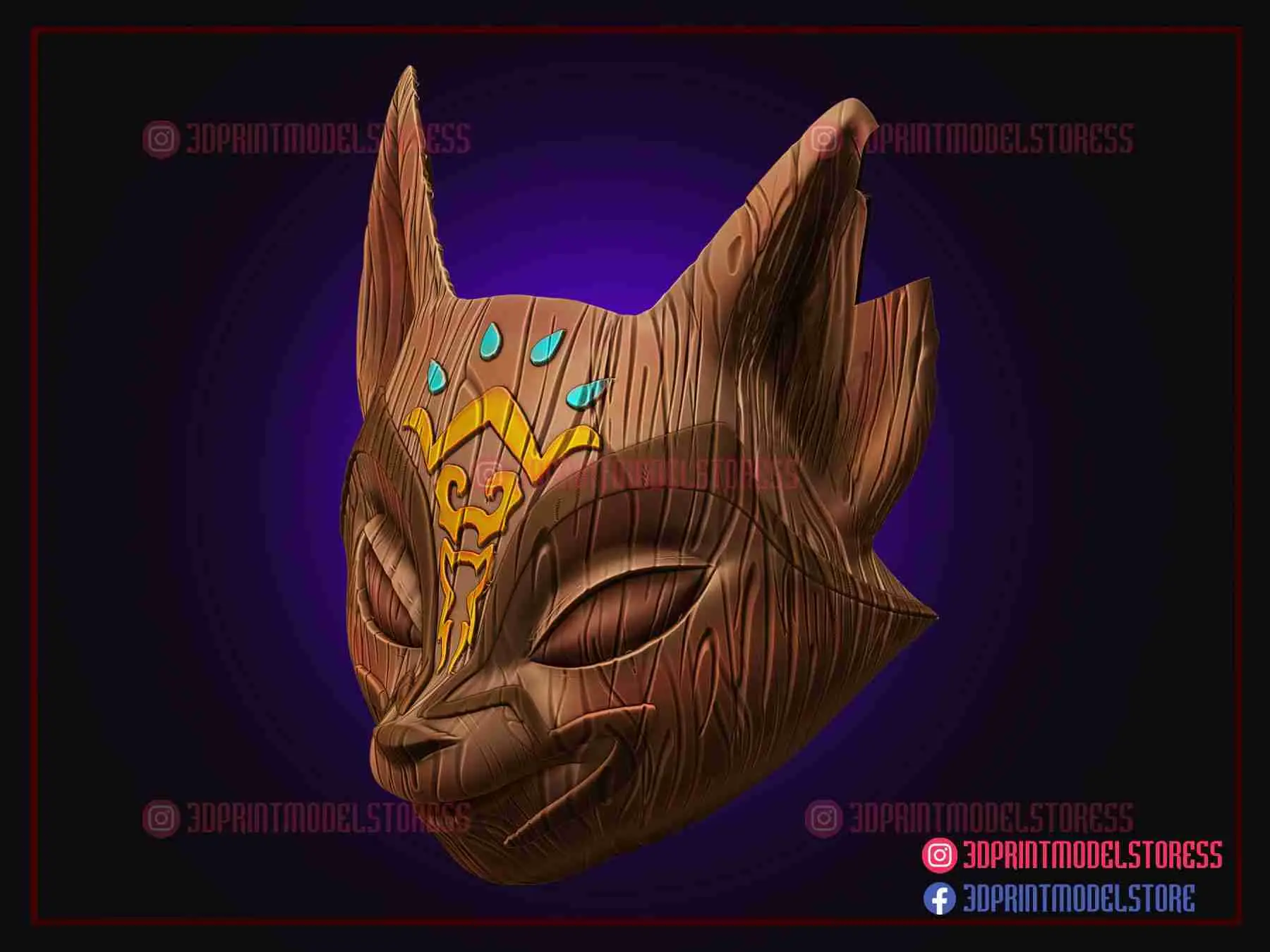 Cosplay STL Download - Kena Bridge of Spirits - Taro Mask Bug - Cosplay ...