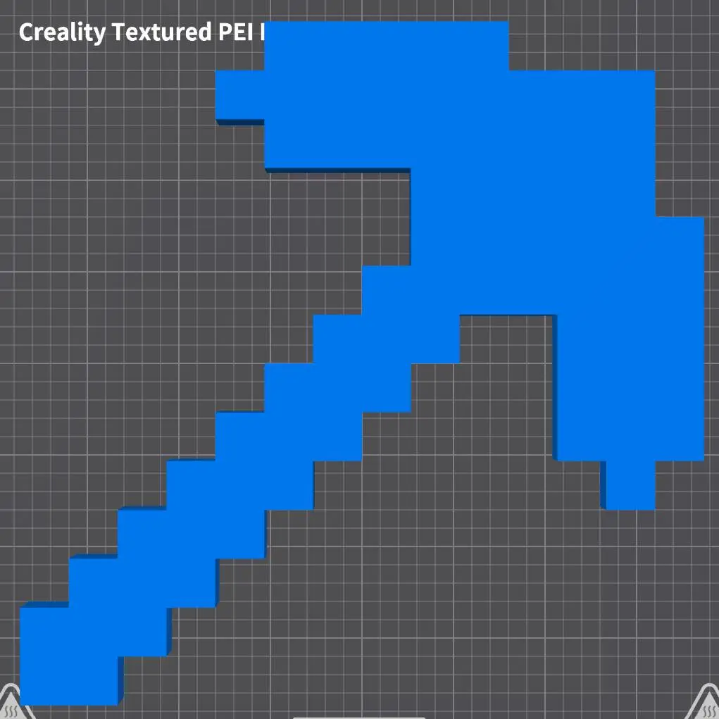3D Printer Files | 3MF File | Big Minecraft Pickaxe | Creality Cloud