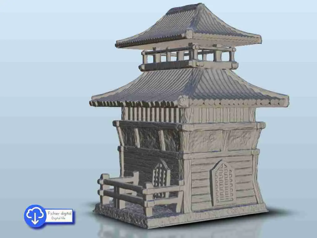 Props & Terrain STL Download - Oriental outpost 1 - asian scenery ...