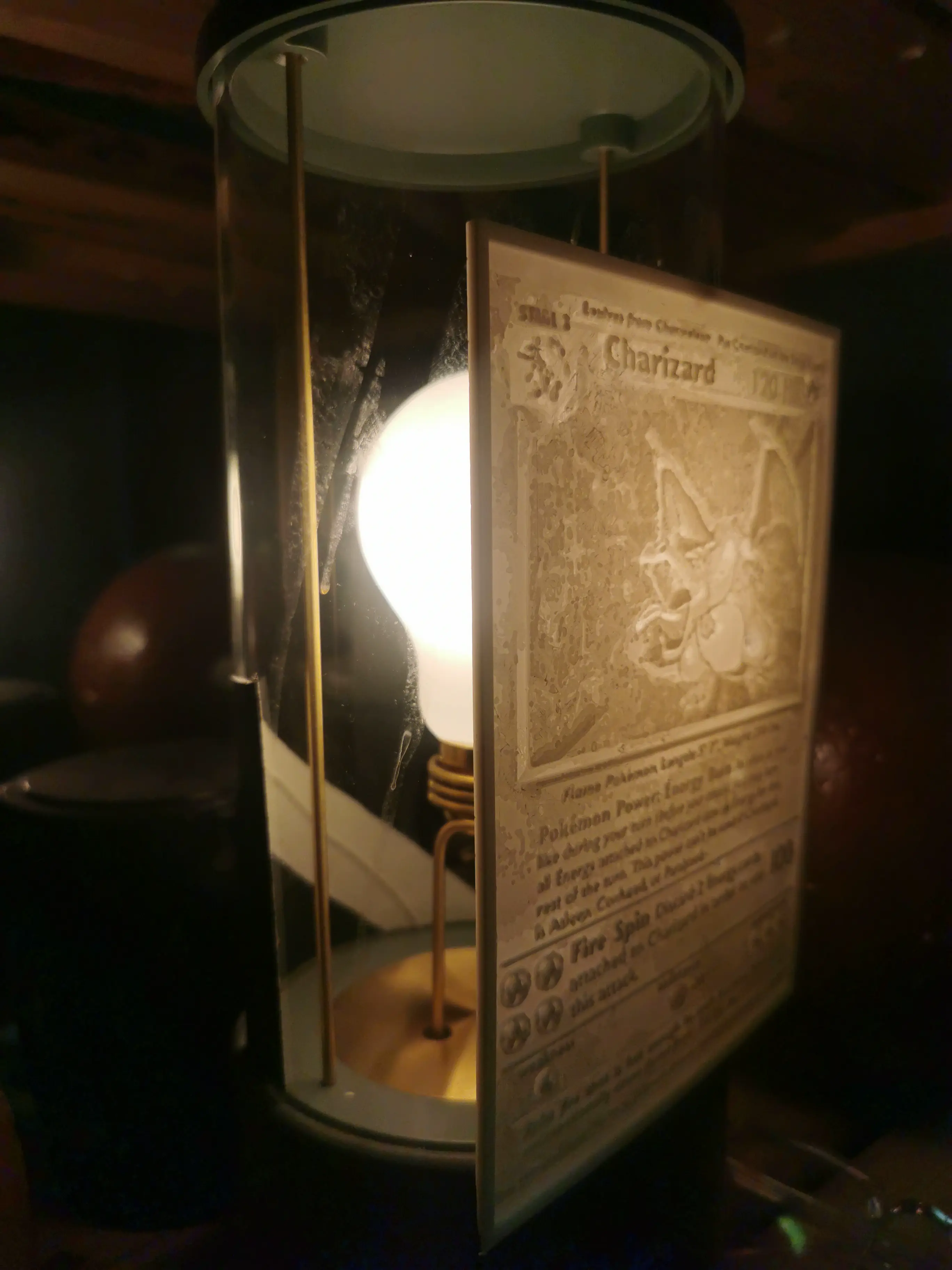 Free Other STL Download - Charizard card night lightby Kevin Addeh