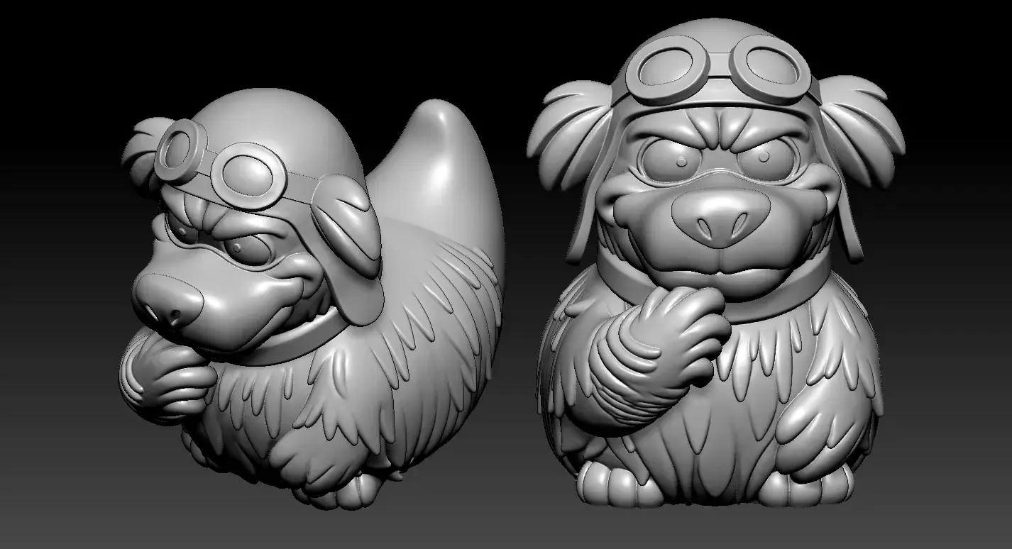 Other STL Download - Rubber Duck - Muttley model - 3d printby Rubber Duck