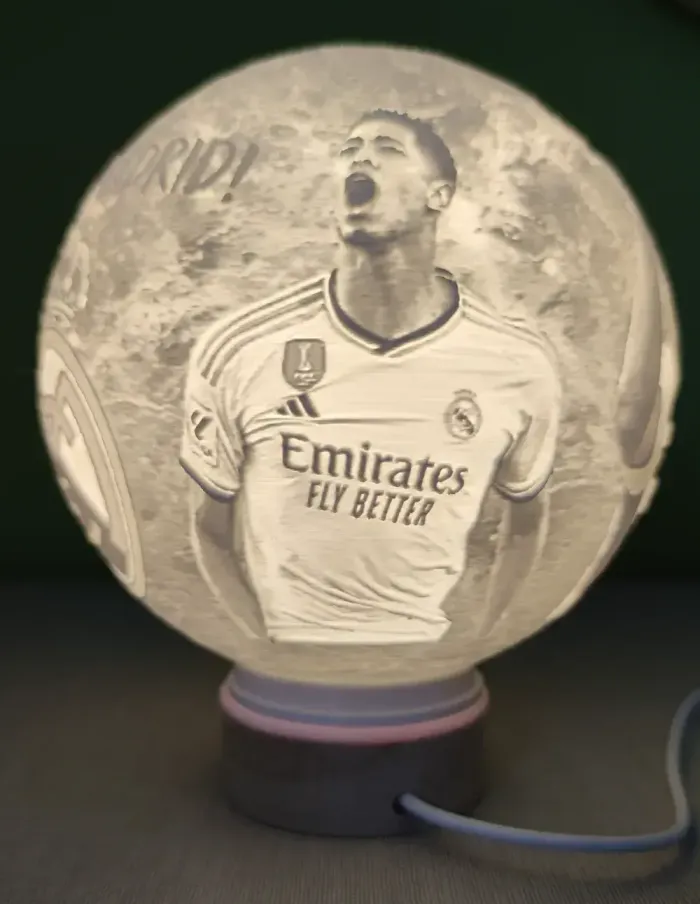 3D Printer Files | 3MF File | LITHOPHANE Real Madrid | Creality Cloud