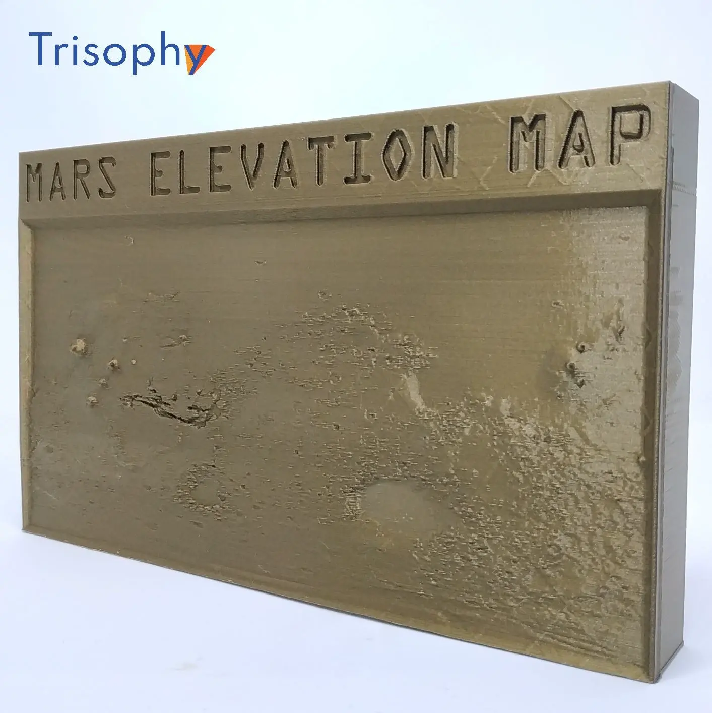 Other STL Download - MARS ELEVATION MAPby Trisophy
