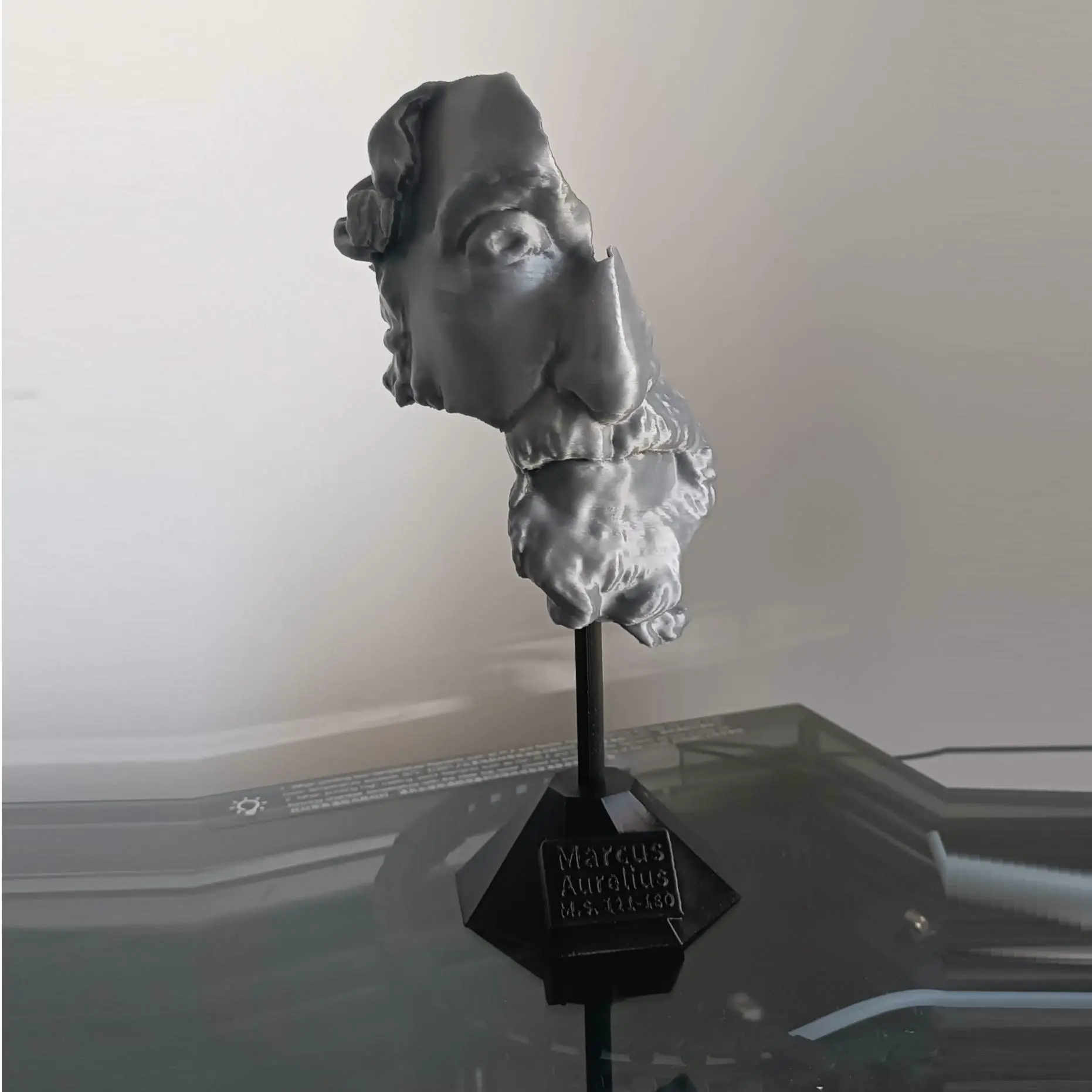 gratuita Sculptures & Artworks STL Descarga - Marcus Aurelius (Half ...