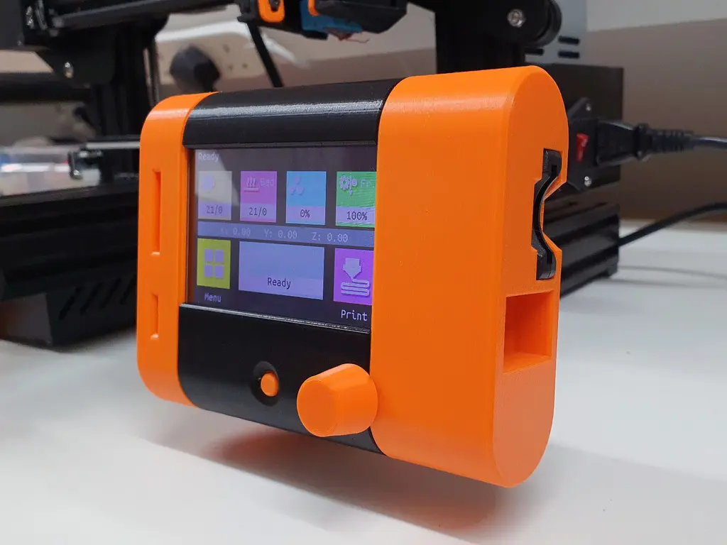 3D Printer Files | 3MF File | Pivoting Display for Ender 3 - Pro - V2 ...