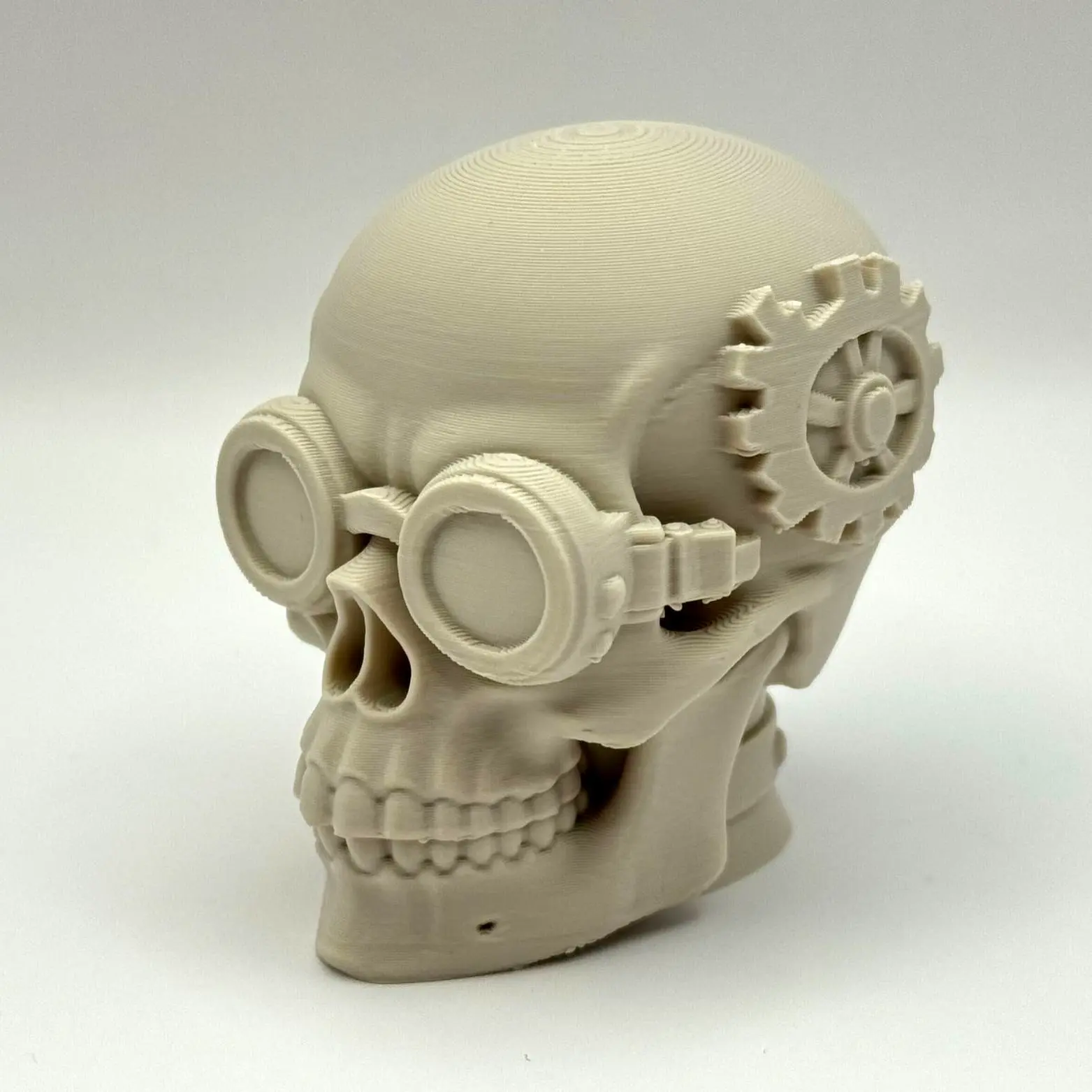 3D Printer Files | 3MF File | Steampunk Bonehead Ornament | Creality Cloud