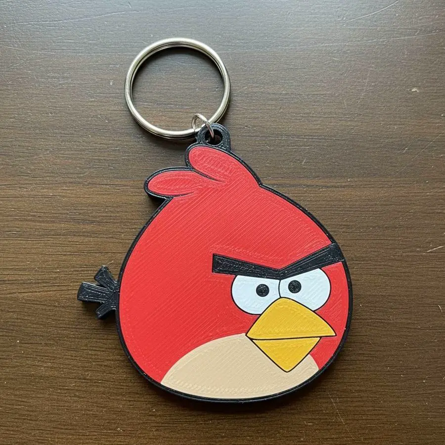 3D Printer Files | 3MF File | Keychain - Red - Angry Birds | Creality Cloud
