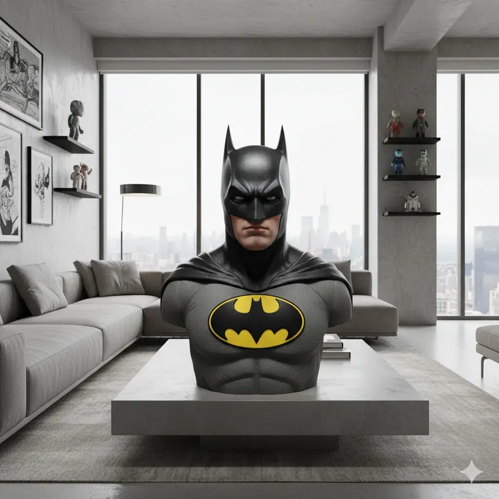 3D Printer Files | 3MF File | BATMAN Collectible Bust | Creality Cloud