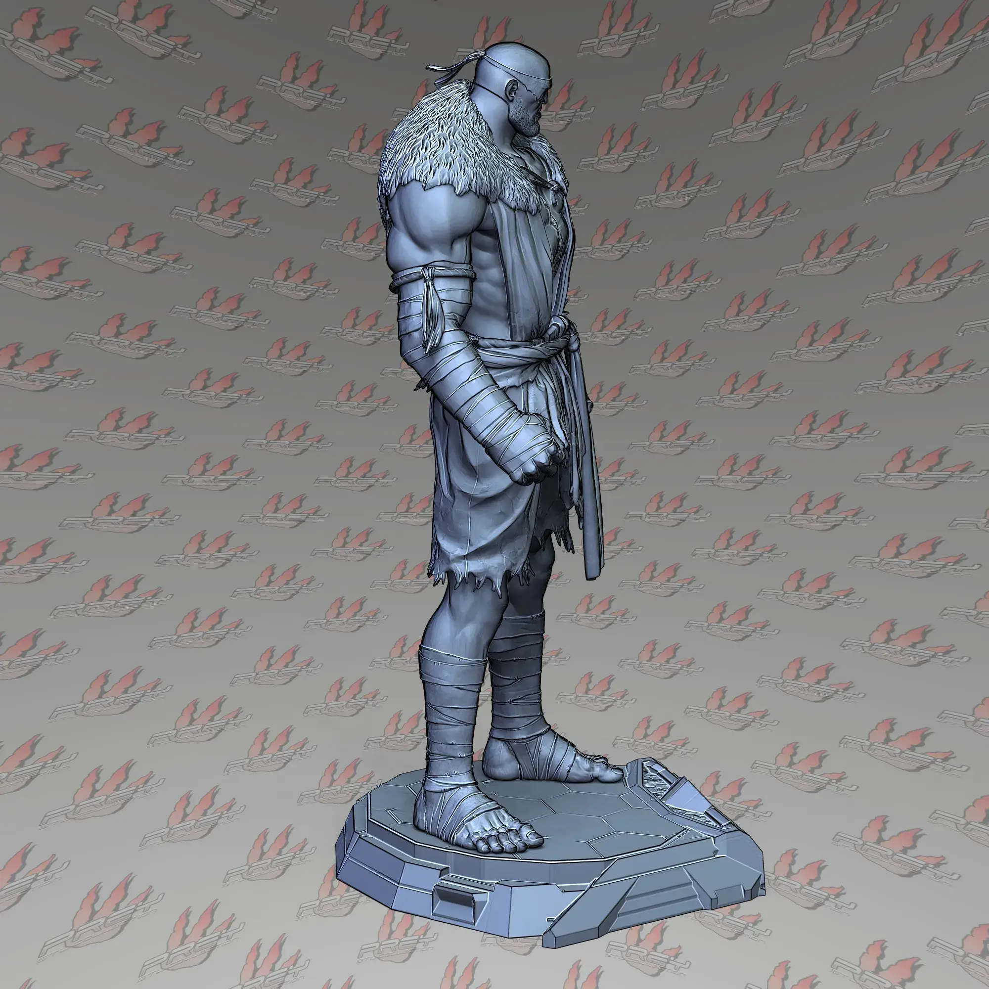 Characters & Creatures STL Download - SAGAT DTREET FIGHTER 6by PREYstudio