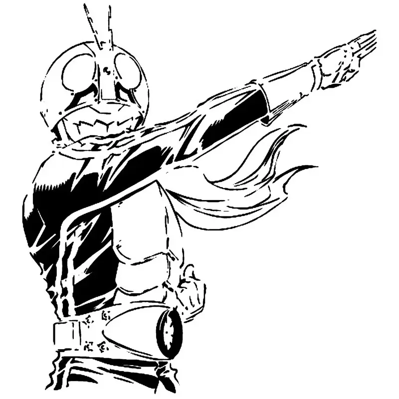 Free Digital Art STL Download - Kamen Rider stencilby SMT_M 🦊