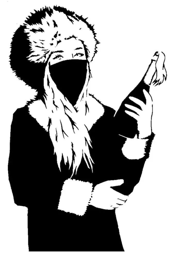 Free Digital Art STL Download - Russian Chick stencilby SMT_M 🦊