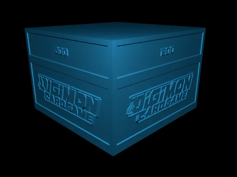Digimon Card boxes - Topload Collection | 3D models download | Creality ...