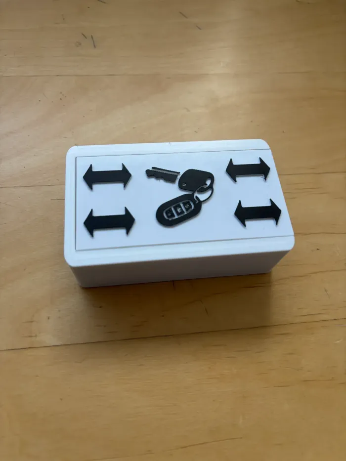 Other STL Download - Hidden Key Storage Box – Magnetic Sliding Lid ...