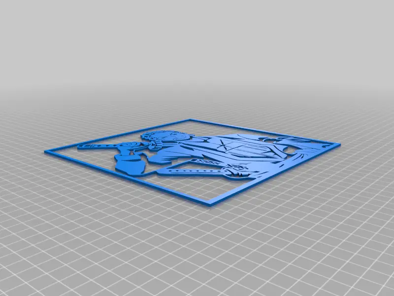 Free Other STL Download - 2D Roronoa Zoro (zolo)by SMT_M 🦊